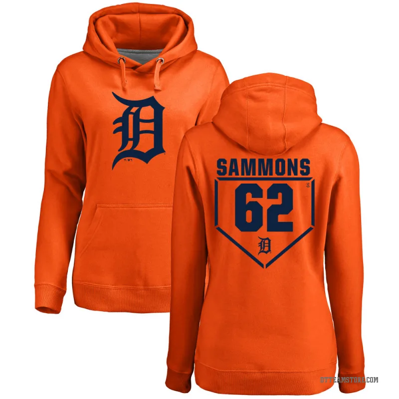Bryan Sammons Hoodie | Authentic Detroit Tigers Bryan Sammons Hoodies ...