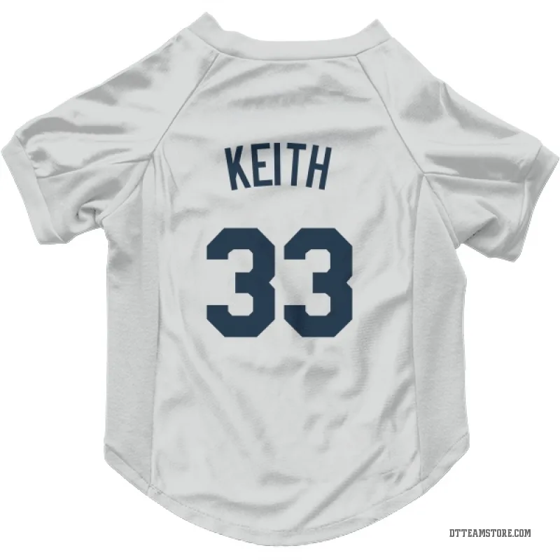 Colt Keith Pet Jersey | Authentic Detroit Tigers Colt Keith Pet Jerseys ...